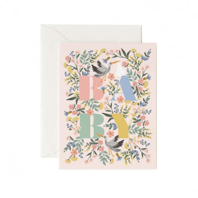 Mayfair Baby Card — Thistle & Wren