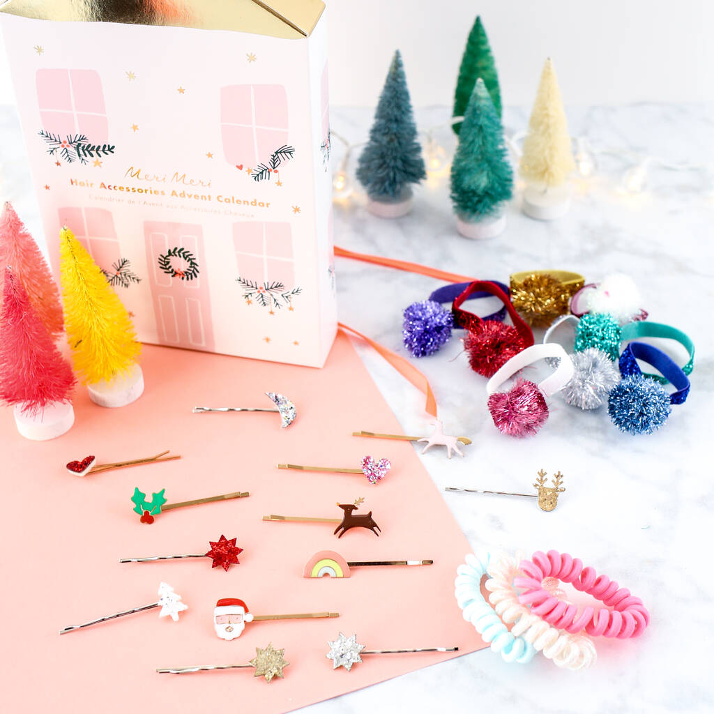 Hair Accessory Advent Calendar Suitcase — Thistle & Wren
